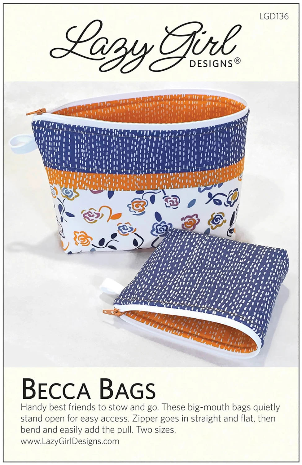Lazy Girl Becca Bags Pattern – Chestnut Ridge Sewing