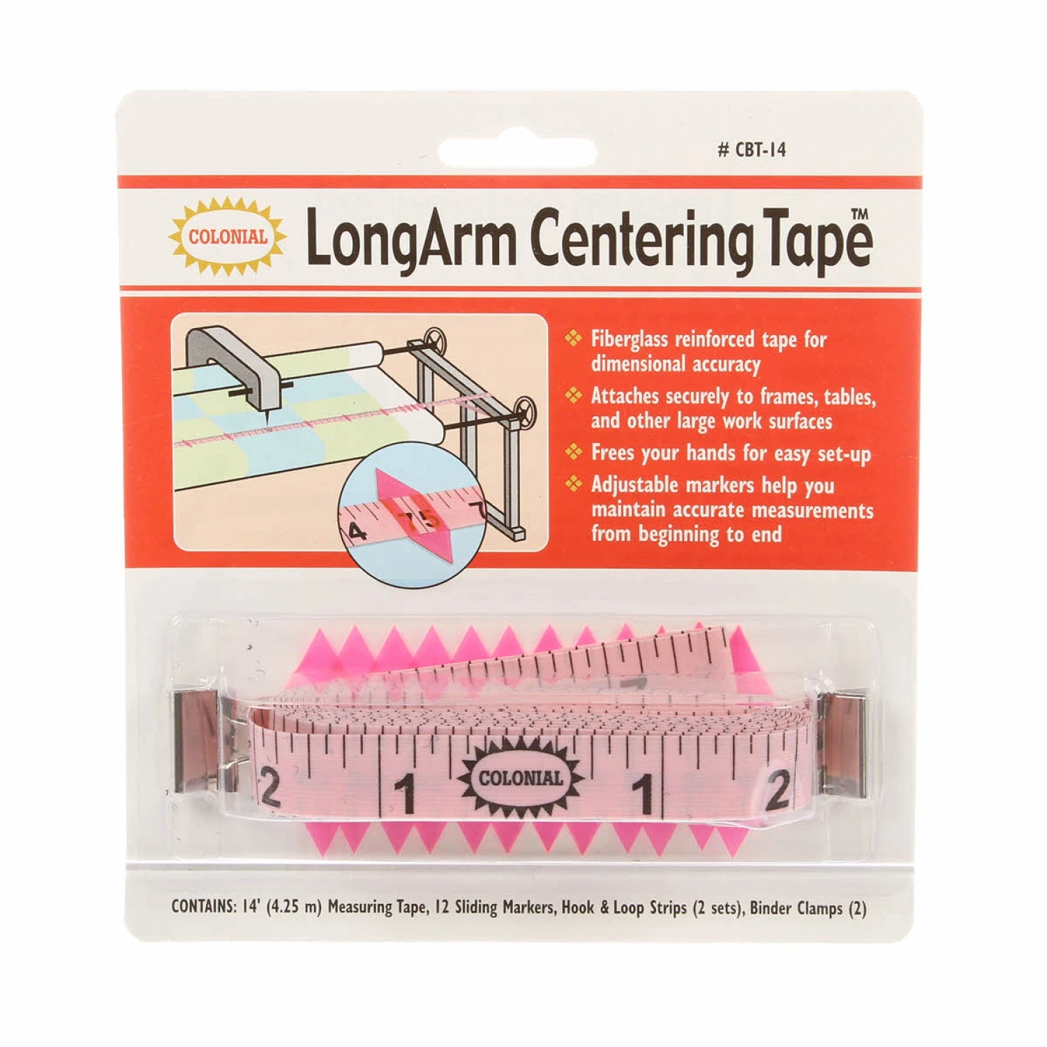 LongArm Centering Tape – Chestnut Ridge Sewing